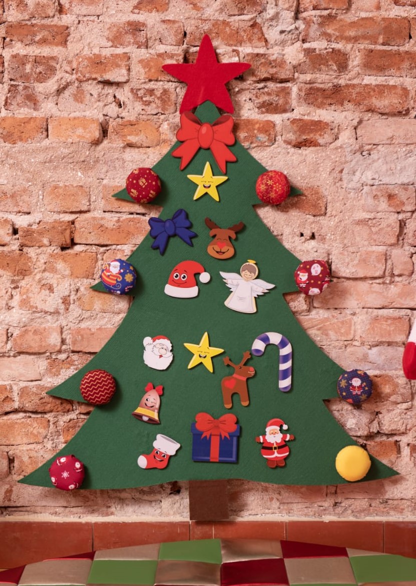 Árvore de Natal Painel Estrela Amarela - Inphantil